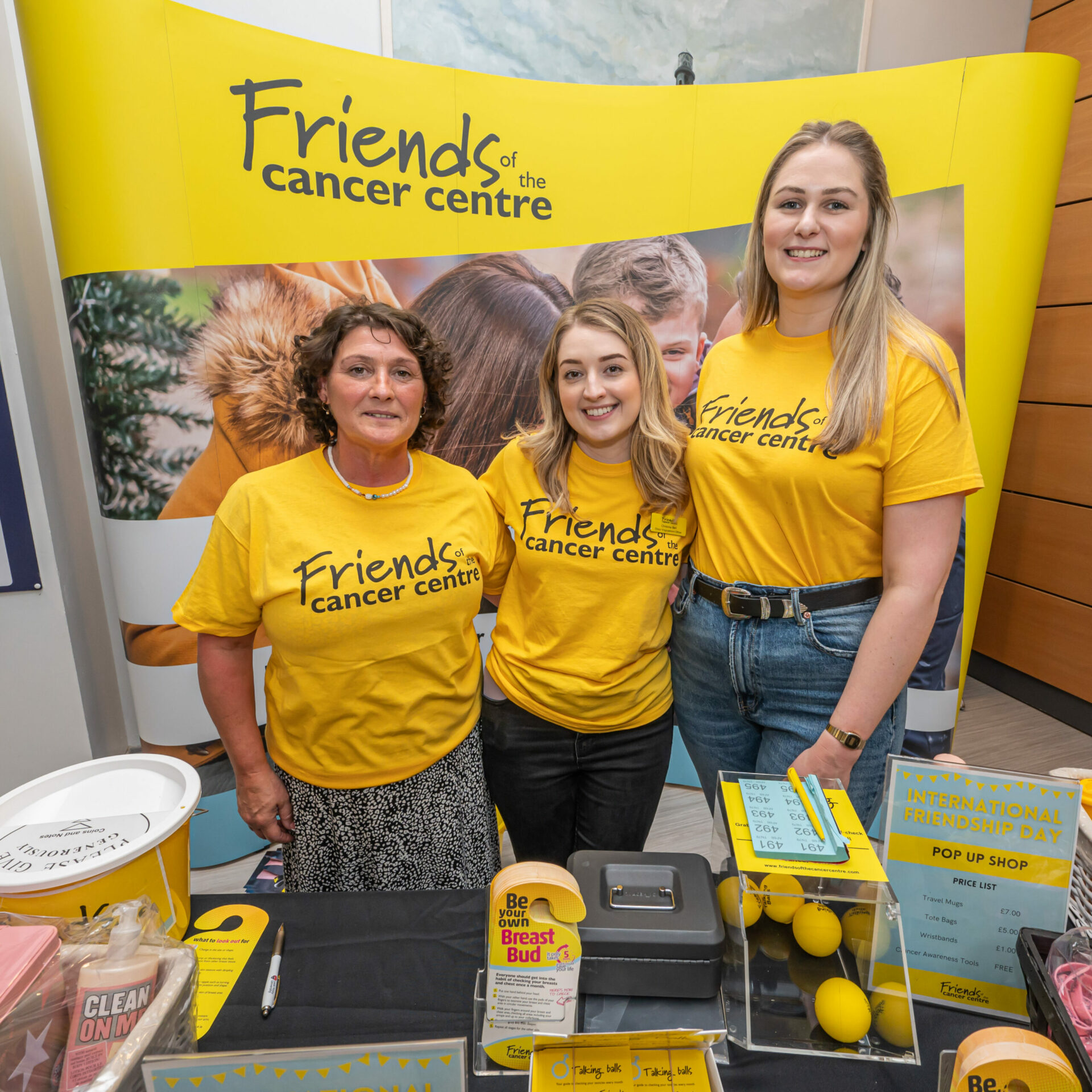 Bringing a little cheer to the Cancer Centre for Friendship Day ...